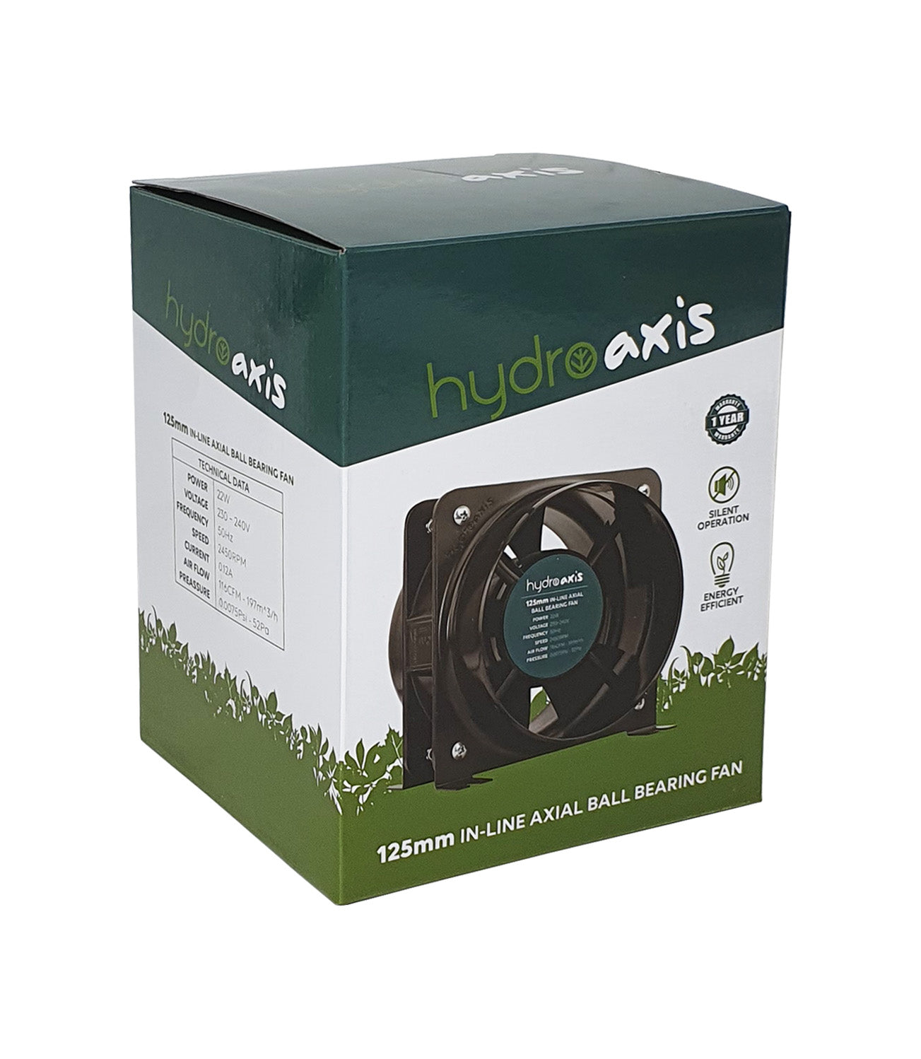Hydro Axis 125mm Axial Fan